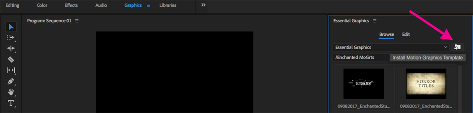 Install Motion Graphics Template Premiere Pro Maztampa